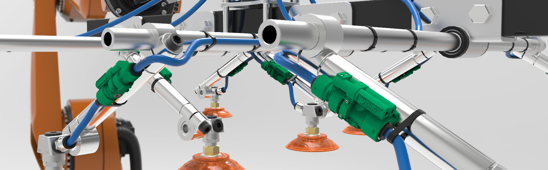 Lightweight decentralized vacuum generators