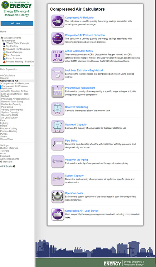 What are some free compressed air tools?