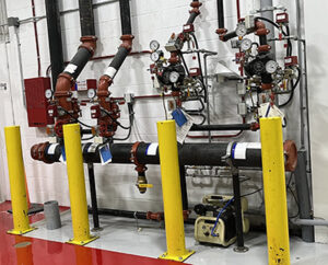 Compressed air fail: Fire system