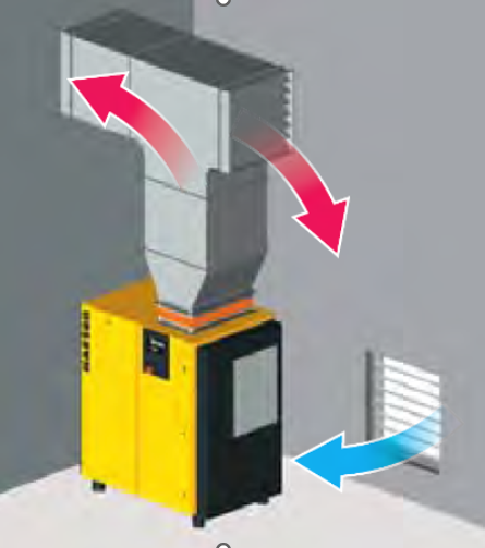 What temperature should a compressor room be during winter operation?